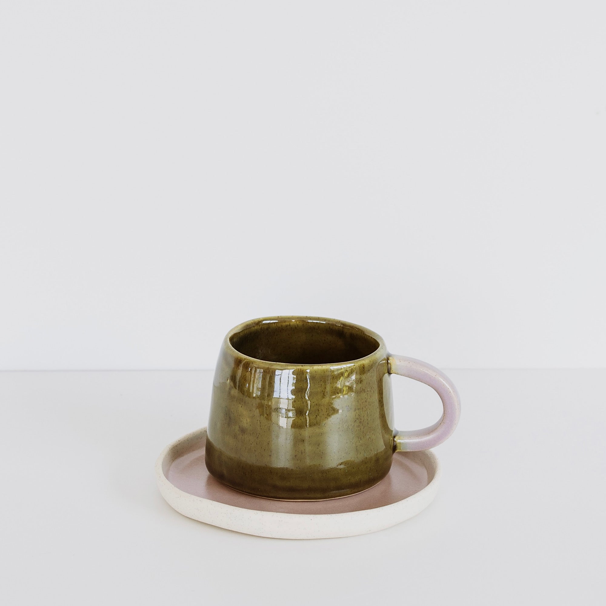 Tapered Mug, Moss – JS Ceramics NZ